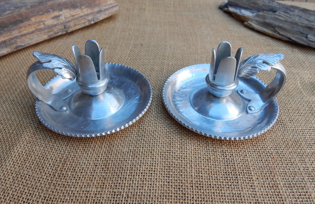 Pair (2) Trade Continental Hand Wrought Silverlook 712 / Trade ...
