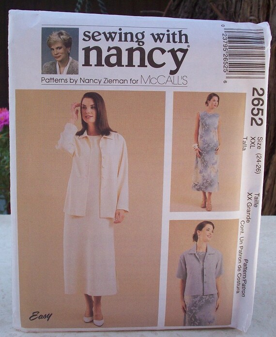 McCall's 2652 / Sewing With Nancy Pattern / Dated 2000 | Etsy