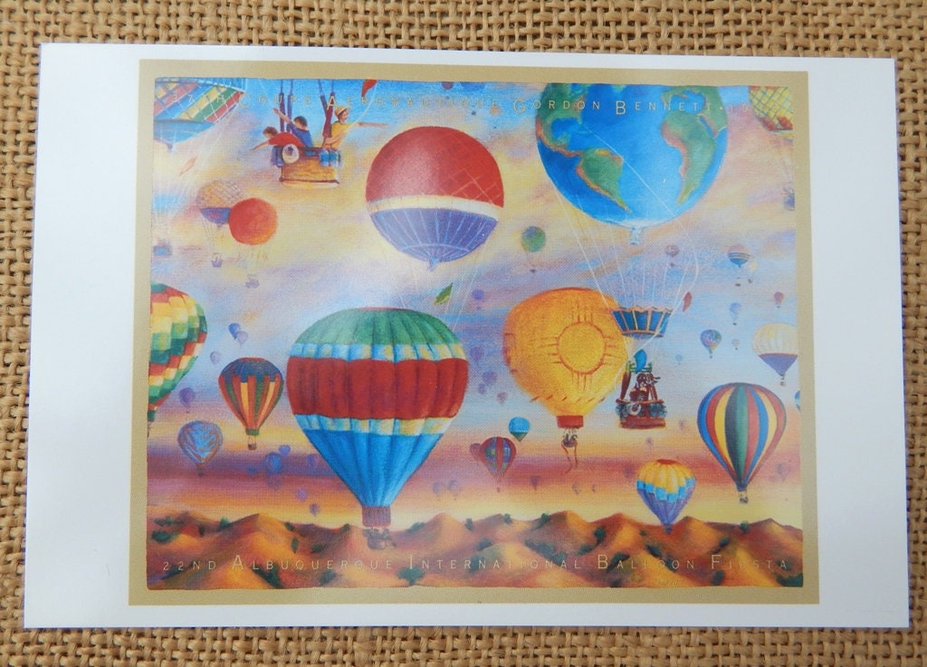 26 Albuquerque International Balloon Fiesta Poster Cards 1979-2004 ...