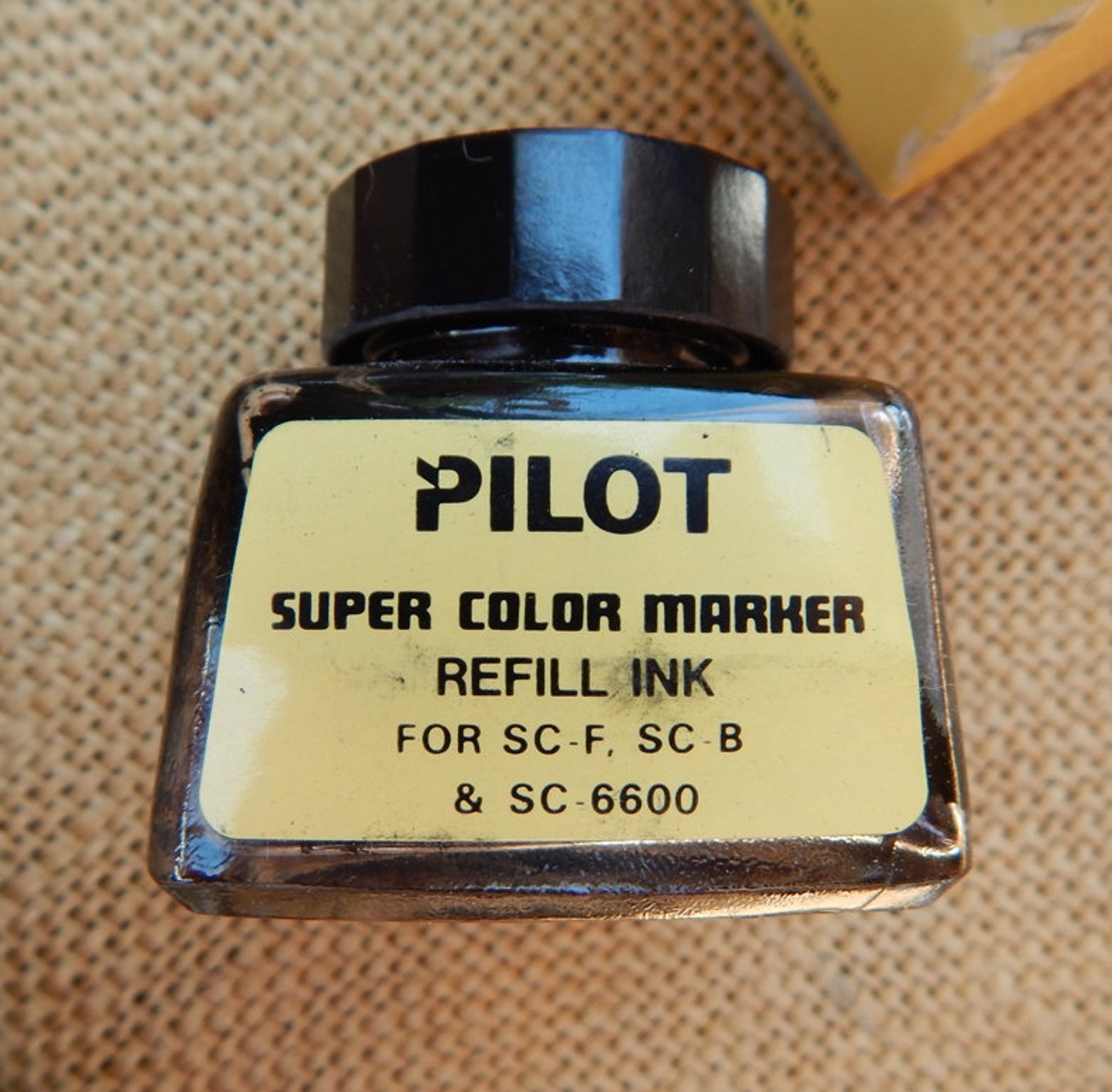 1960's PILOT Ink Bottle in Box / Vintage Pilot Ink Bottle | Etsy