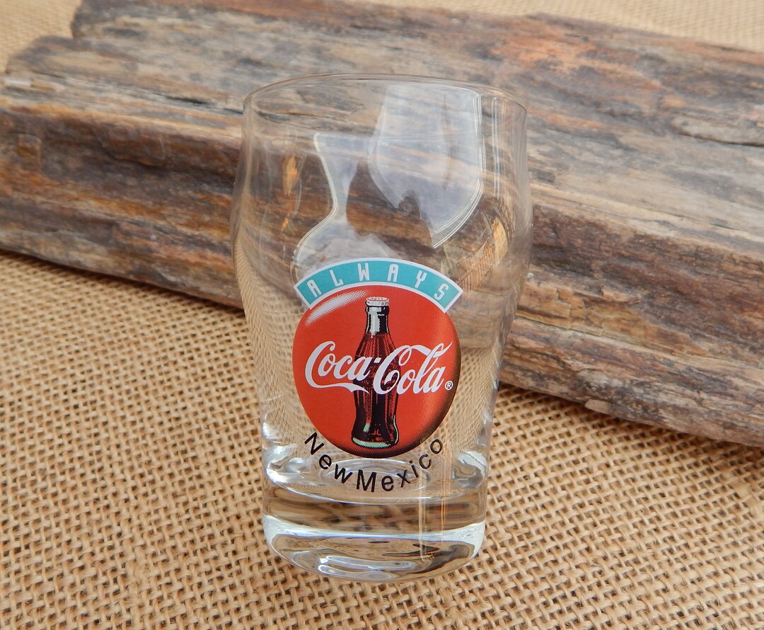 New Mexico Coca-cola Shot Glass / Coca-cola Double Shot Shot - Etsy