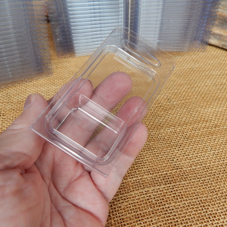 50 Clear Plastic Clamshell Hangable Packaging ~ Hangable Clamshell ...