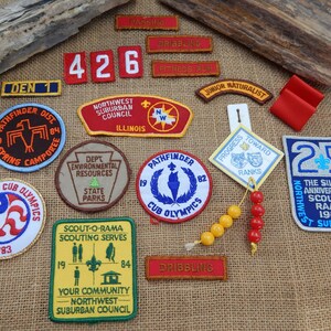 Cub Scout Patches / 17 Cub Scout Patches and 2 Ribbons / 1982~1983~1984 ...