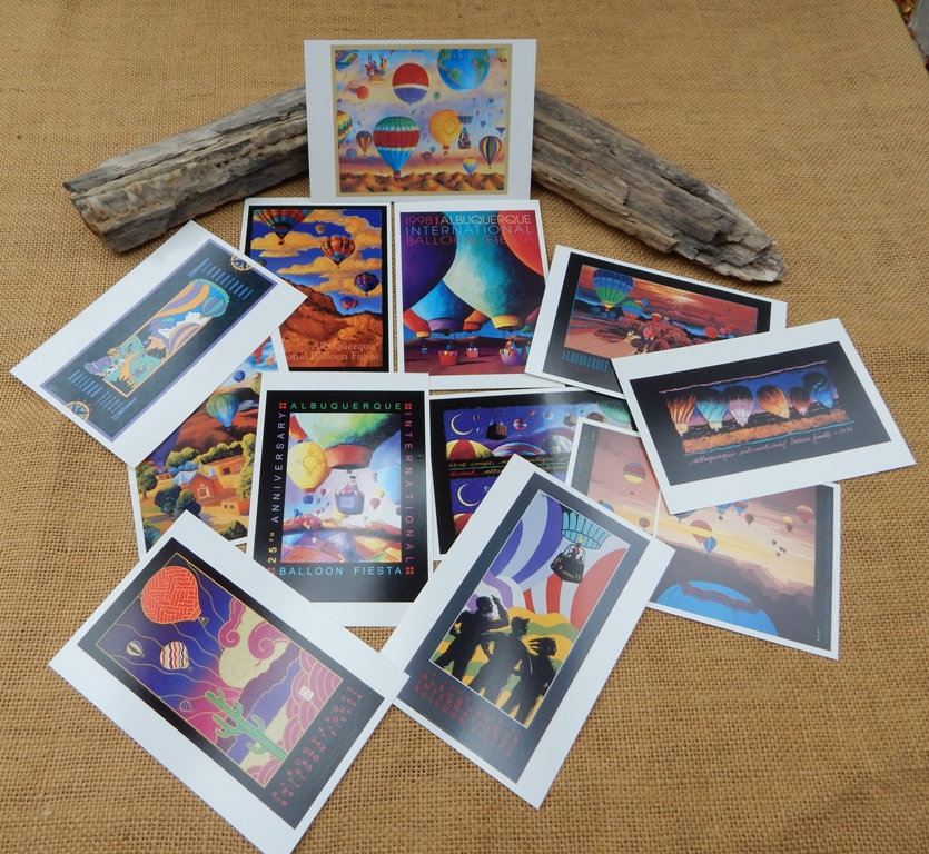 26 Albuquerque International Balloon Fiesta Poster Cards 1979-2004 ...