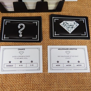 Monopoly Millionaire Ephemera Monopoly Millionaire Game Cards, Game ...