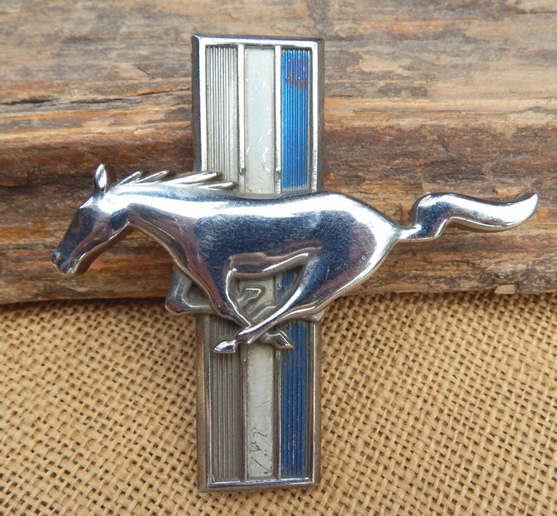 Genuine Ford Mustang Car Emblem Badge / Ford Mustang - Etsy