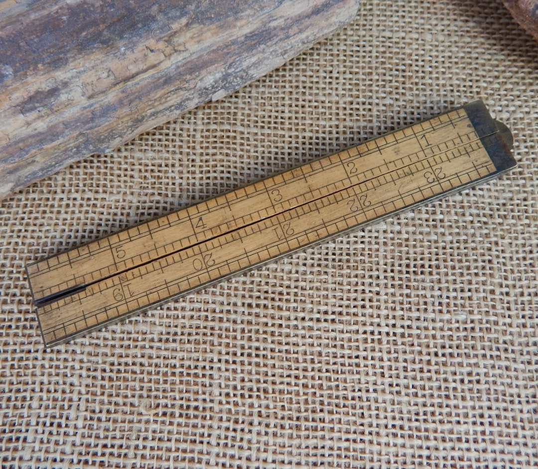 Stanley No. 84 Folding Box Wood Ruler 24 Ruler / Stanley Rule & Level ...