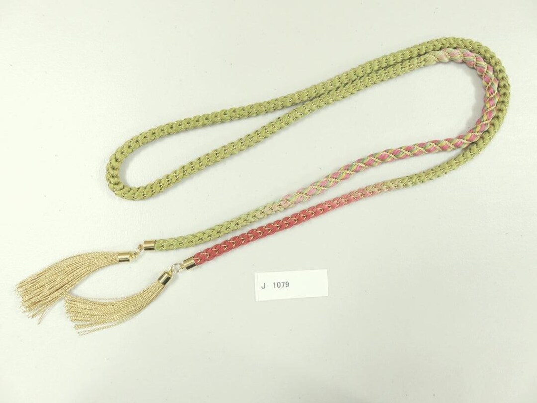 J#1079 Silk Obijime Belt Tie Braided Cord 57.1in(145cm) - Etsy