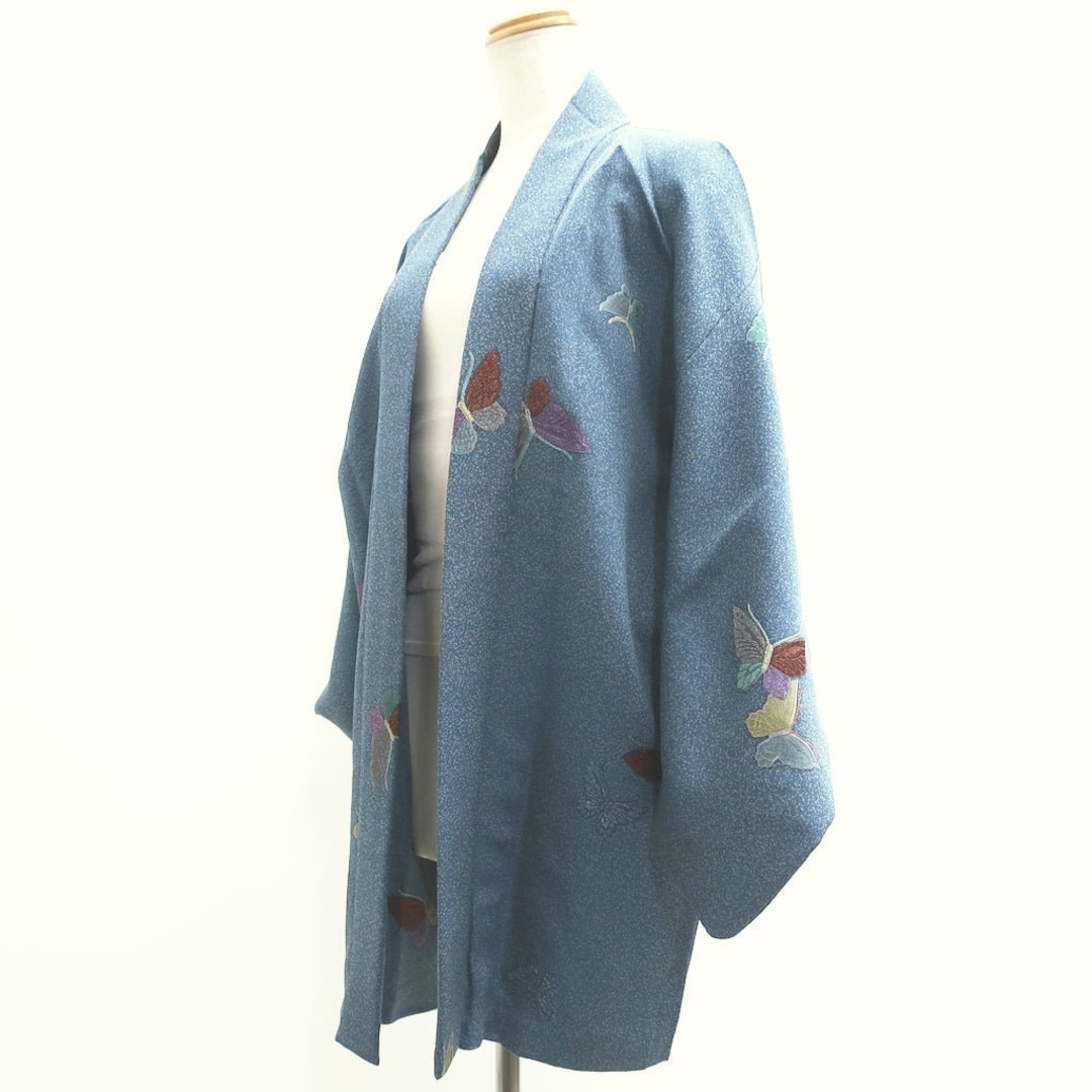 Haori Jacket Vintage1950-1980 Light Blue Butterfly Silk 9251E4 - Etsy