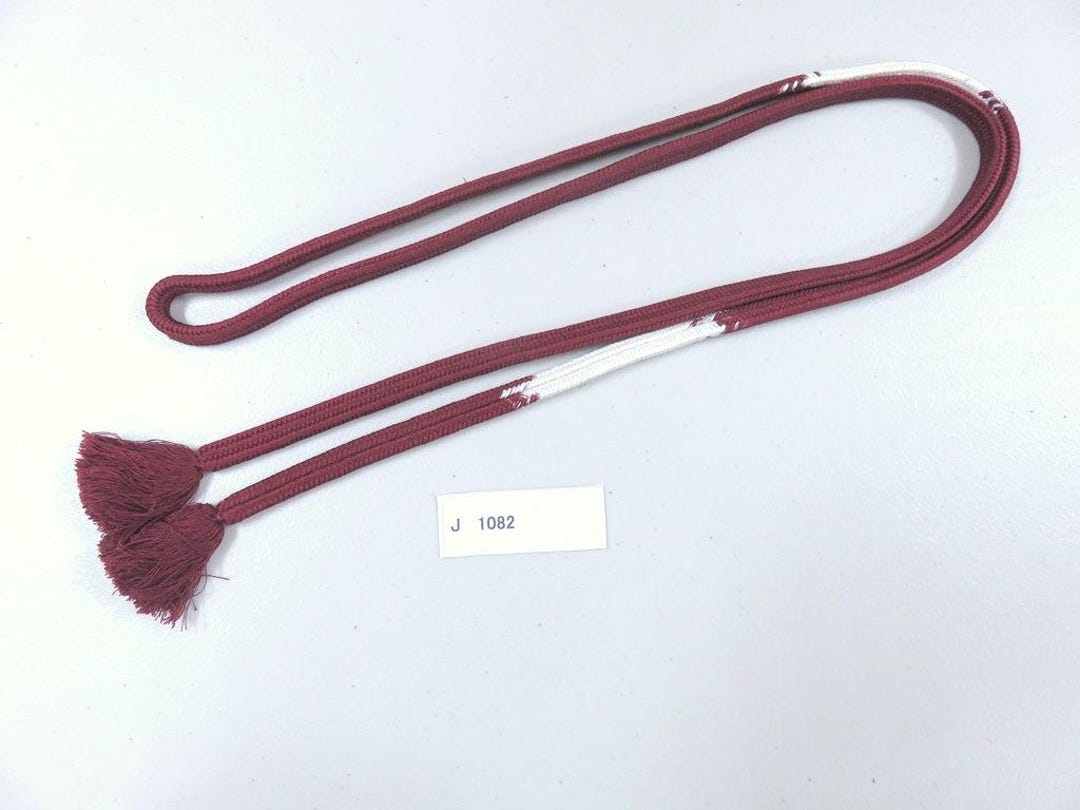 J#1082 Silk Obijime Belt Tie Braided Cord 57.1in(145cm) - Etsy