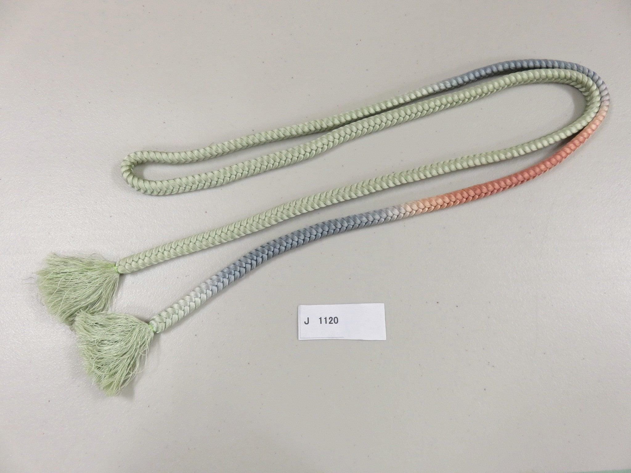 J#1120 Silk Obijime Belt Tie Braided Cord 65.4in(166cm) - Etsy