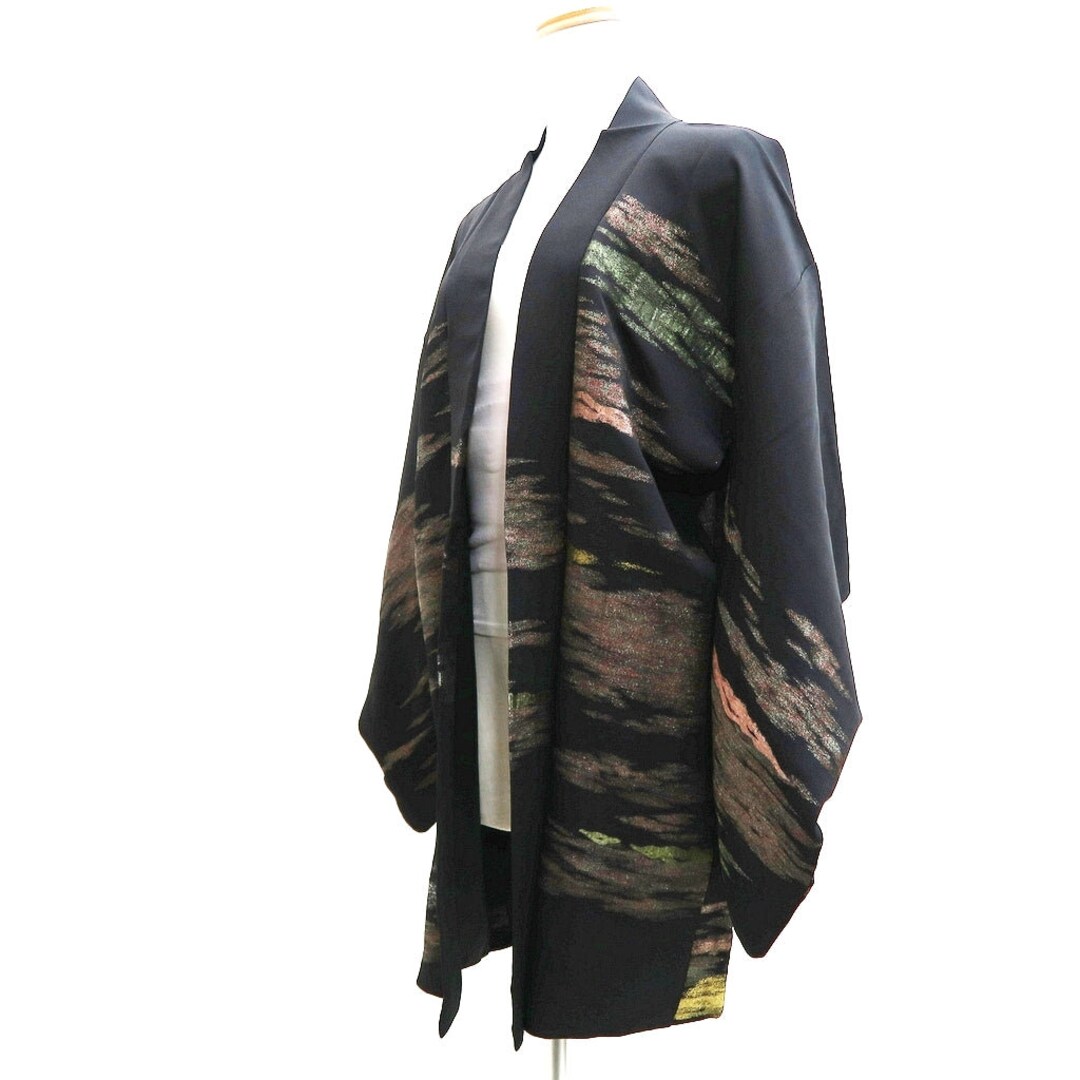 Haori Jacket Vintage(1950-1980) Black Gold Cloud Silk #9717A1 - Etsy