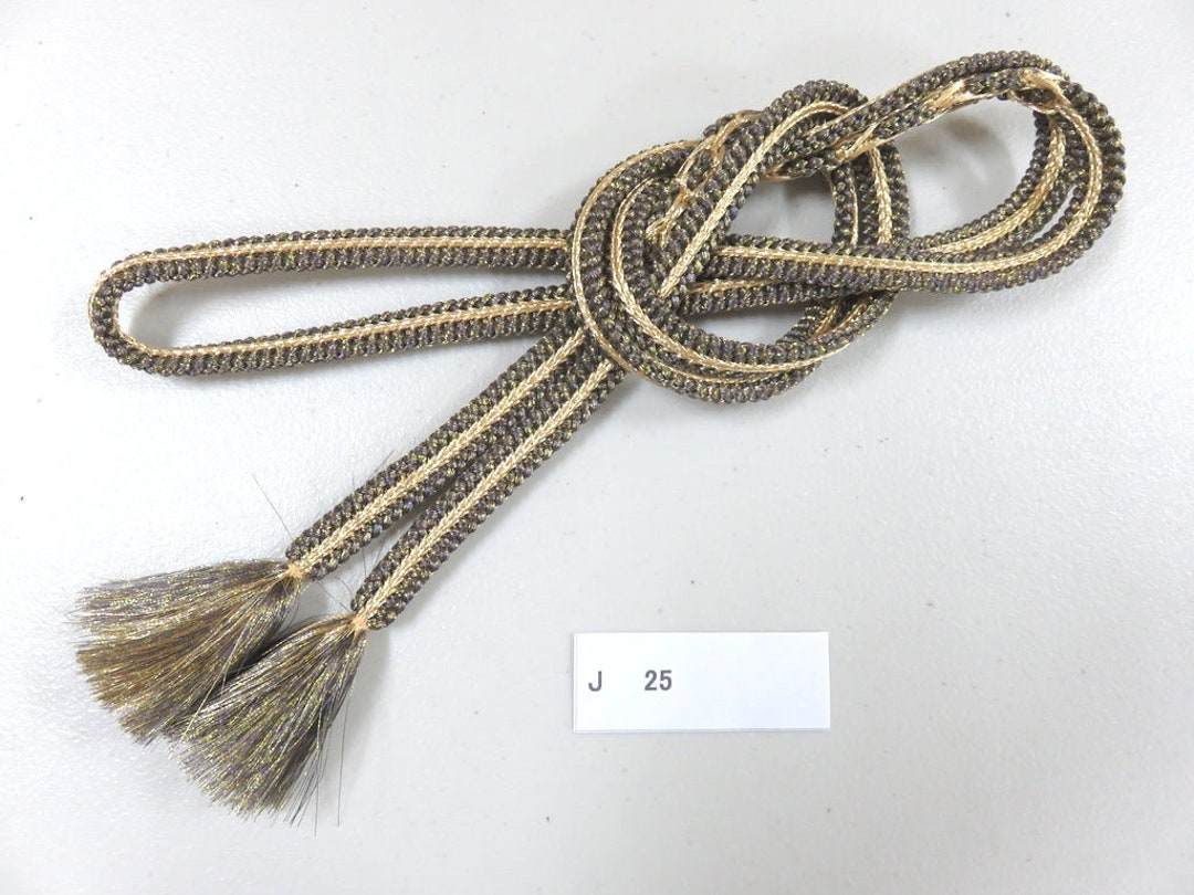 J#25 Silk Obijime Belt Tie Braided Cord 57.1in(145cm) - Etsy