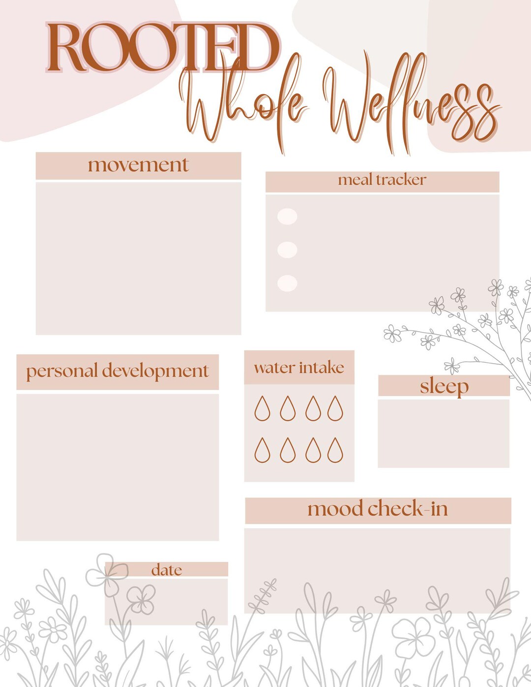 Rooted Whole Wellness- a Tool for Intentionality and Accountability for ...