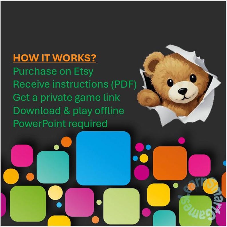 Interactive Powerpoint Quiz Template, Animated Learning Game (digital ...