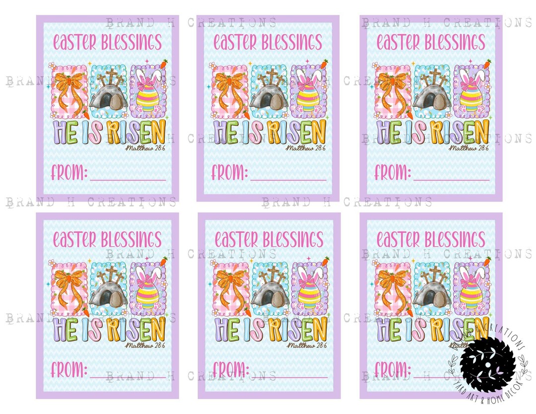 He is Risen Easter Cards/easter Sunday - Etsy