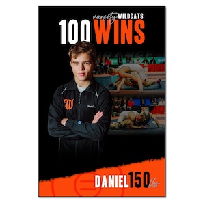 WRESTLING POSTER 010 | 12"x18" Adobe Photoshop Digital Template ...