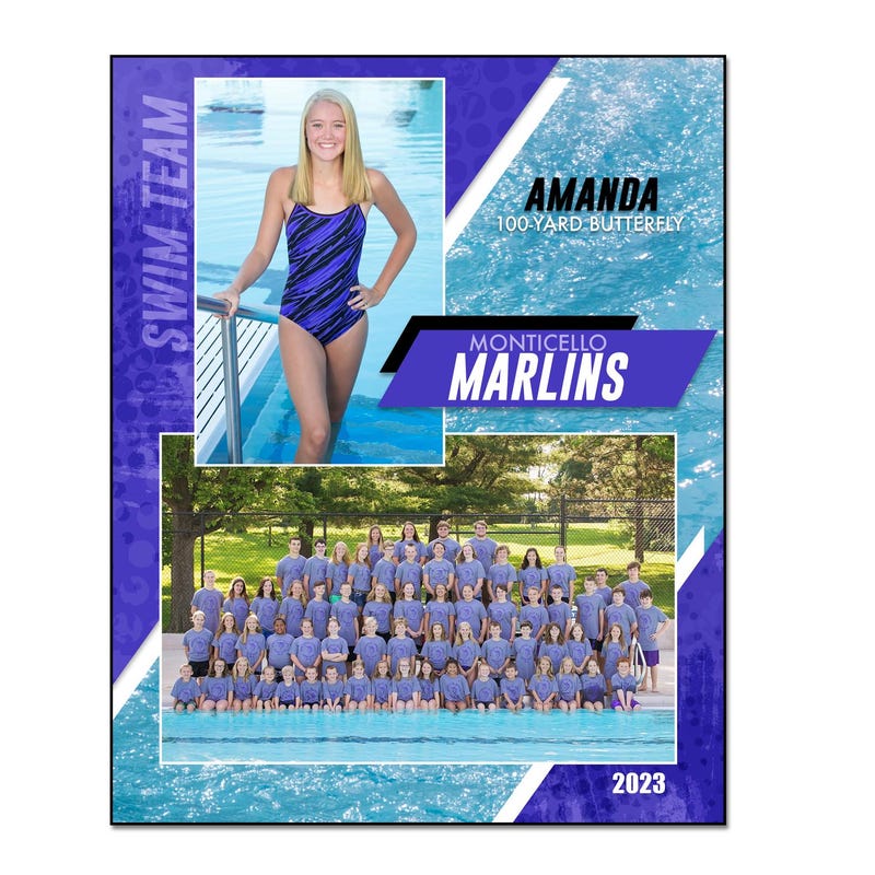 Swim Team Templates - Etsy