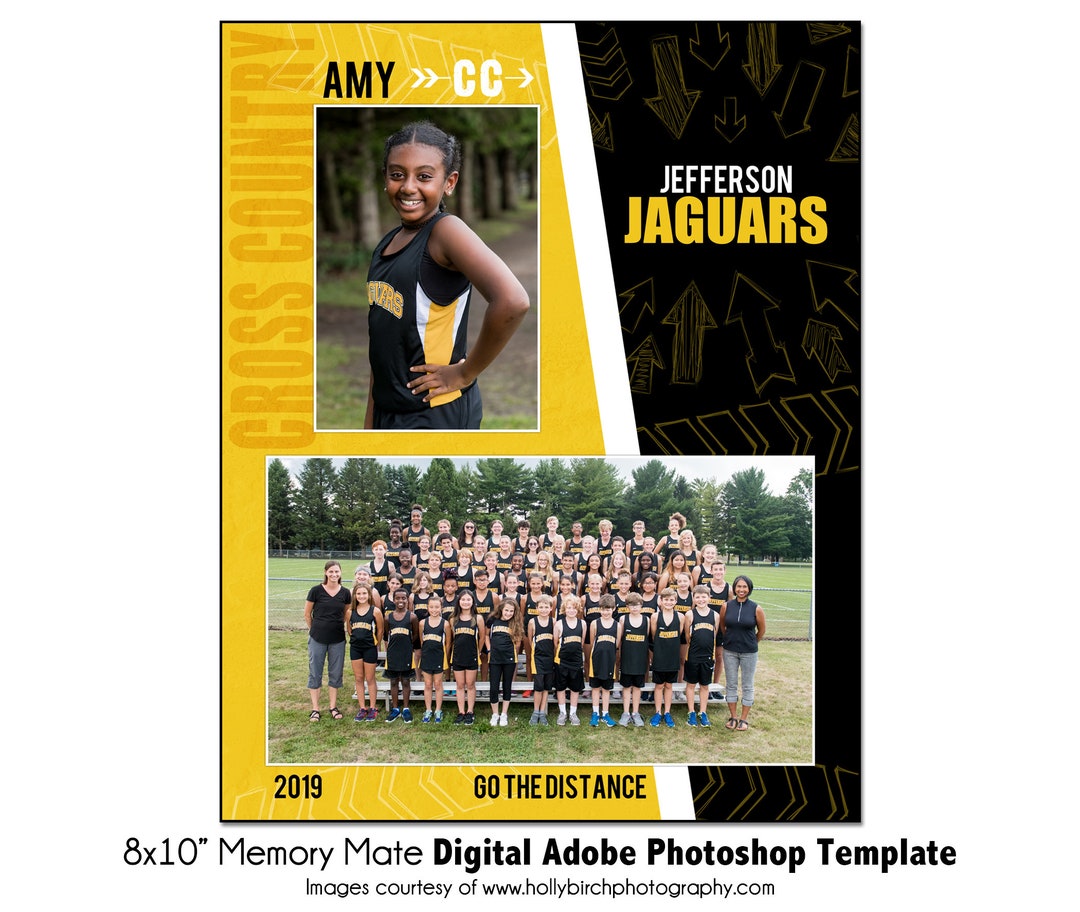 CROSS COUNTRY MM006 | 8x10 Adobe Photoshop Memory Mate Digital Template ...