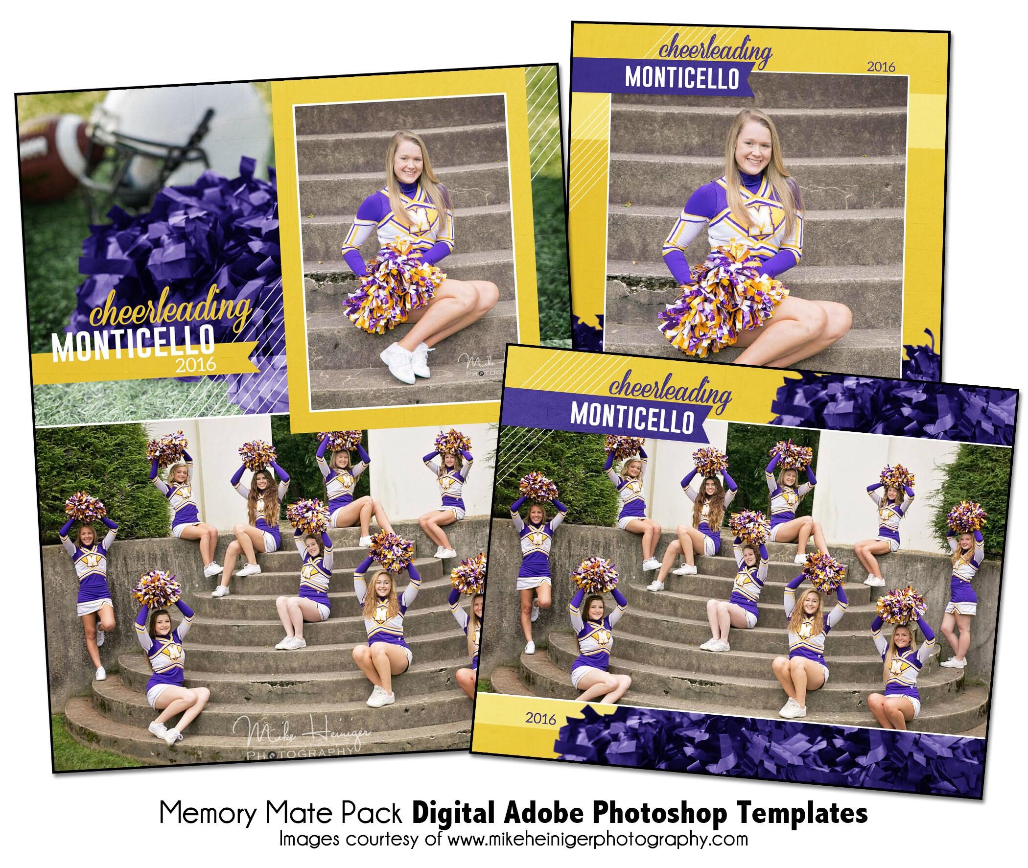 CHEERLEADING PACK D Adobe Photoshop Memory Mate Digital - Etsy