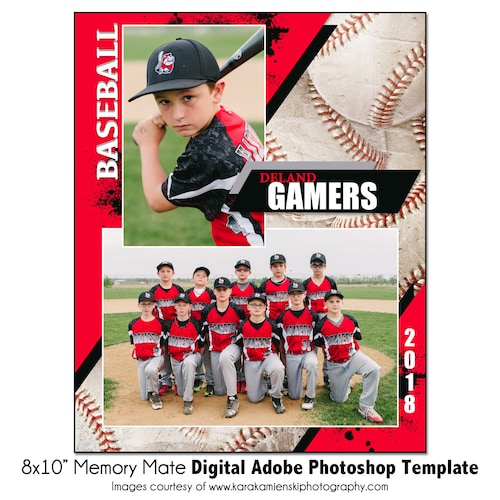 8X10 Baseball Memory Mate Instant Digital Download for - Etsy