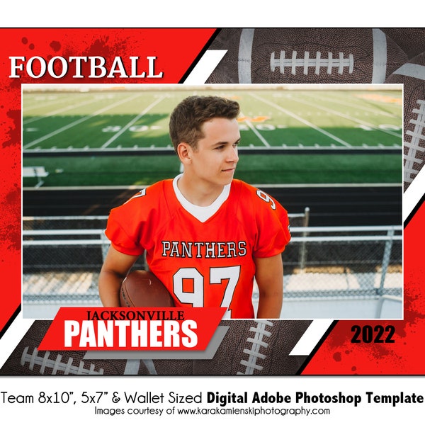 Football Template for Photoshop - Etsy