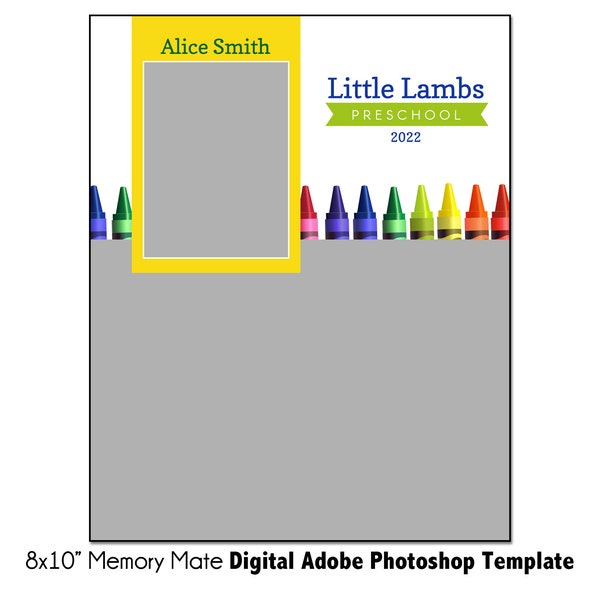 Preschool Memory Mate Template - Etsy