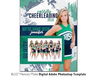 CHEERLEADING MM010 8x10 Adobe Photoshop Memory Mate Digital - Etsy