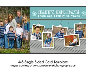 4x8 Christmas Card | Etsy