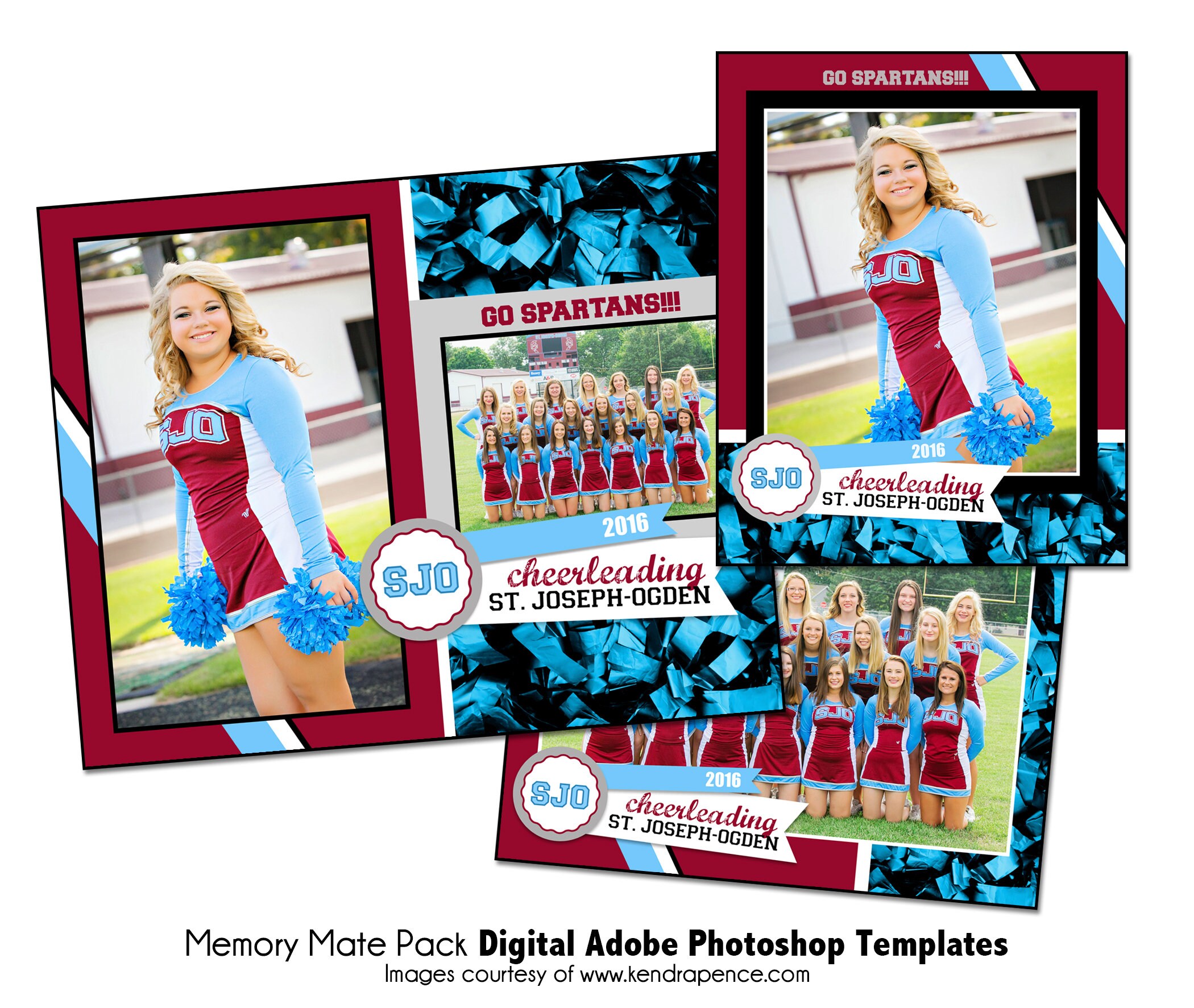 CHEERLEADING PACK F Adobe Photoshop Memory Mate Digital - Etsy