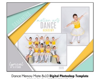 Memory Mate Template Dance - Etsy