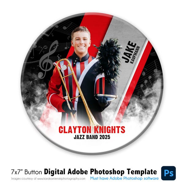 Band Button - Etsy
