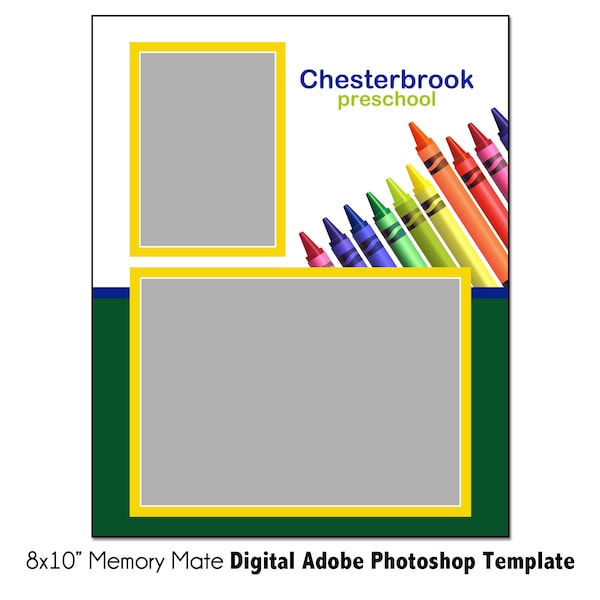 Preschool Memory Mate Template - Etsy
