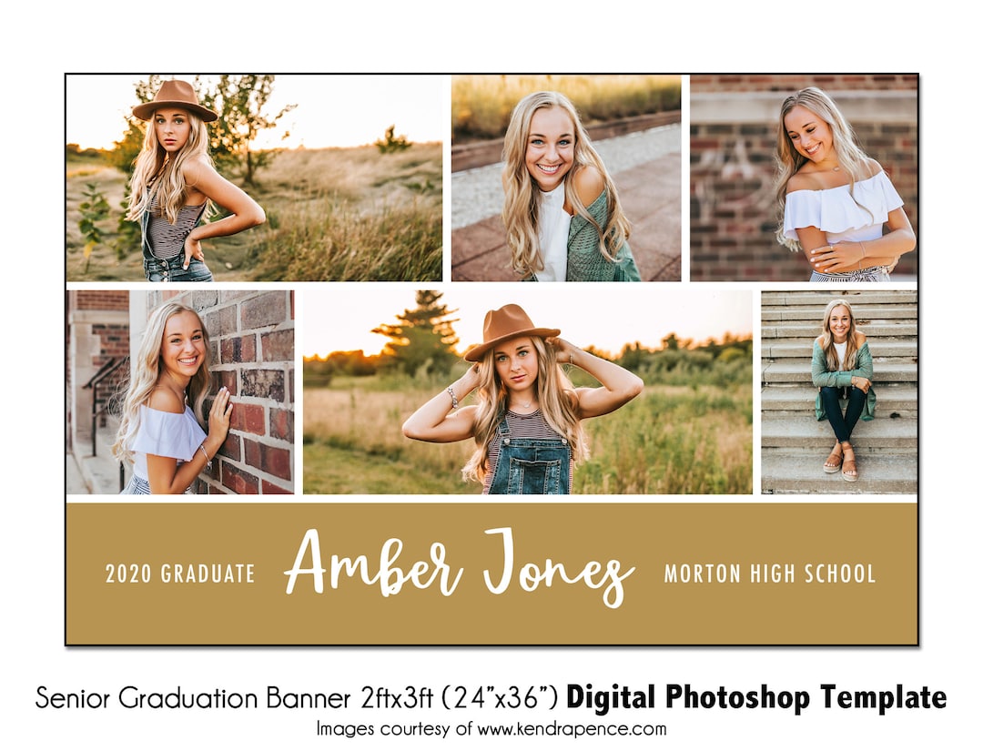 Senior Graduation Banner 11 | 2ftx3ft(24"x36") Grad Digital Photoshop ...