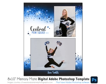 Dance Memory Mates Photoshop Templates for Sports Teams and - Etsy