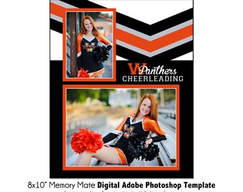 CHEERLEADING MM013 8x10 Adobe Photoshop Memory Mate Digital | Etsy