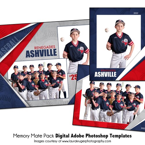 Photoshop Baseball Poster Template Digital Sports Background - Etsy