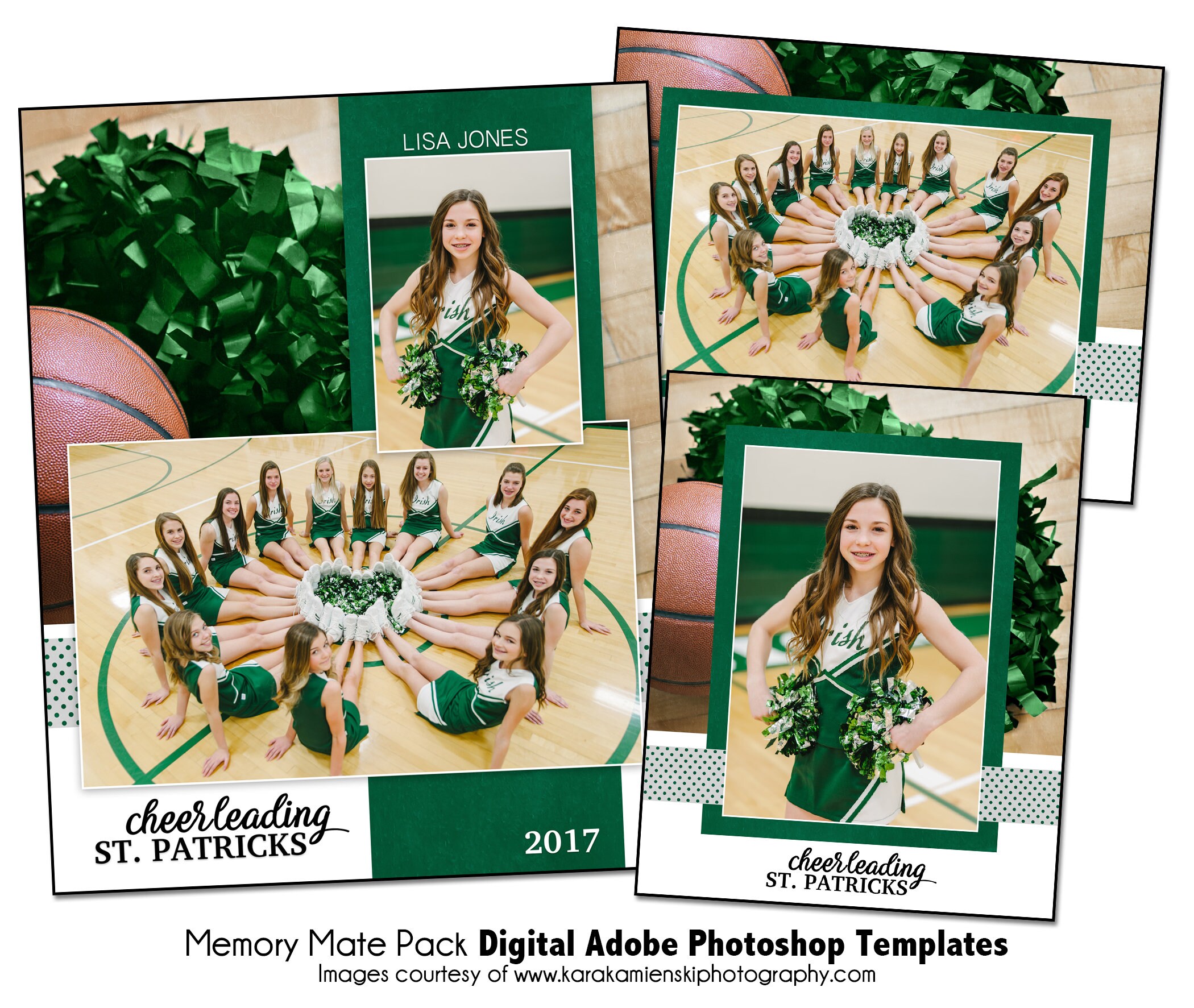 CHEERLEADING PACK G Adobe Photoshop Memory Mate Digital - Etsy