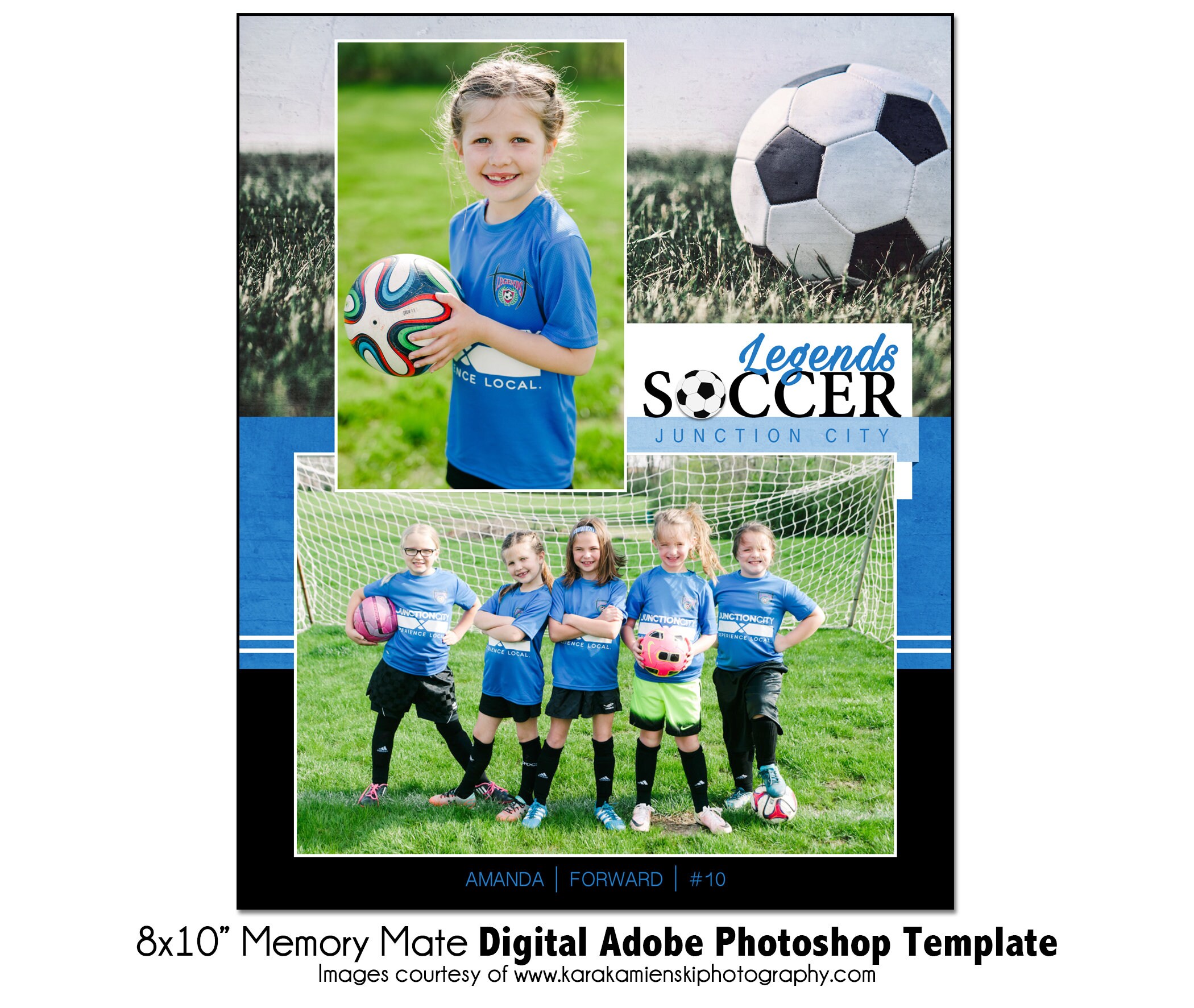 SOCCER MM009 8x10 Adobe Photoshop Memory Mate Digital - Etsy Israel