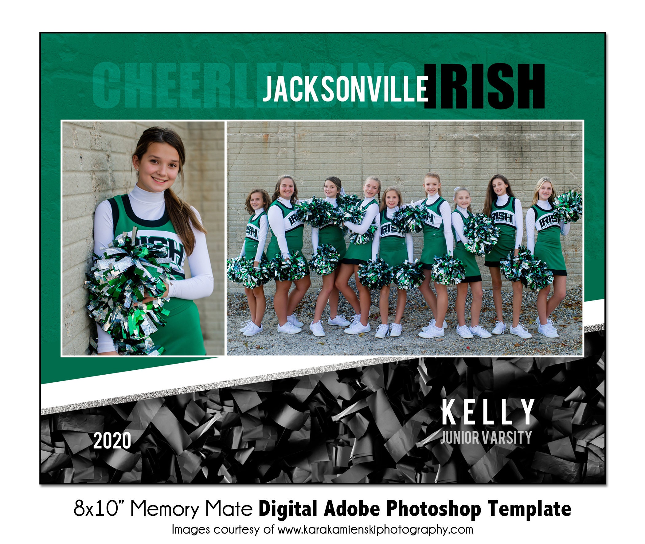 CHEERLEADING MM016_H 8x10 Adobe Photoshop Memory Mate - Etsy