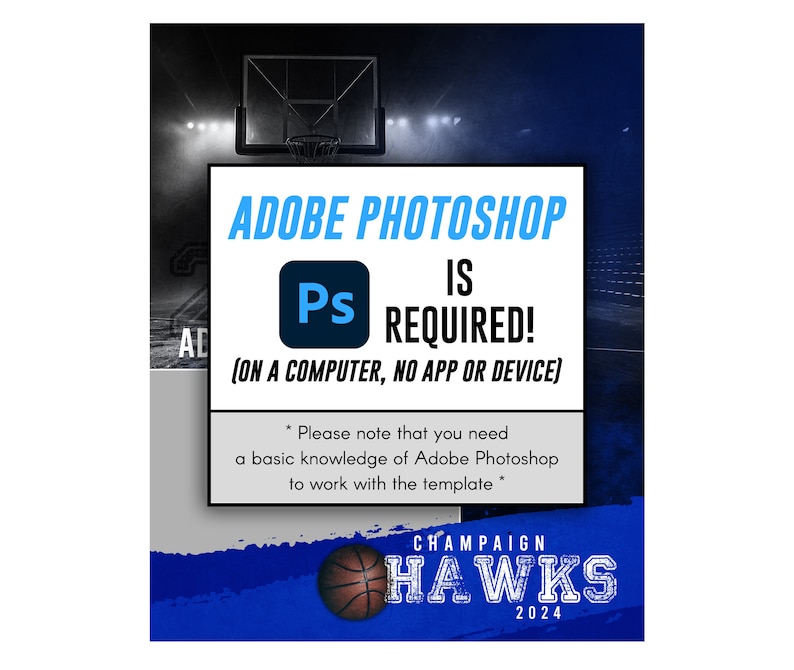 Basketball Memory Mate Photo Template 038: 8x10” Photoshop PSD ...