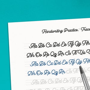 Printable Cursive Writing Worksheets - 25 Page Handwriting Practice ...
