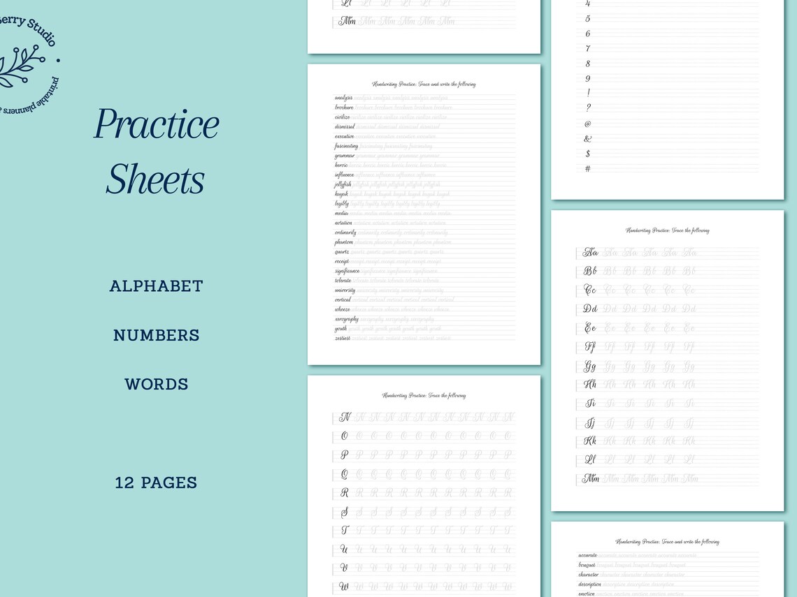 Formal Cursive Writing Worksheets 39 Printable Page Handwriting ...