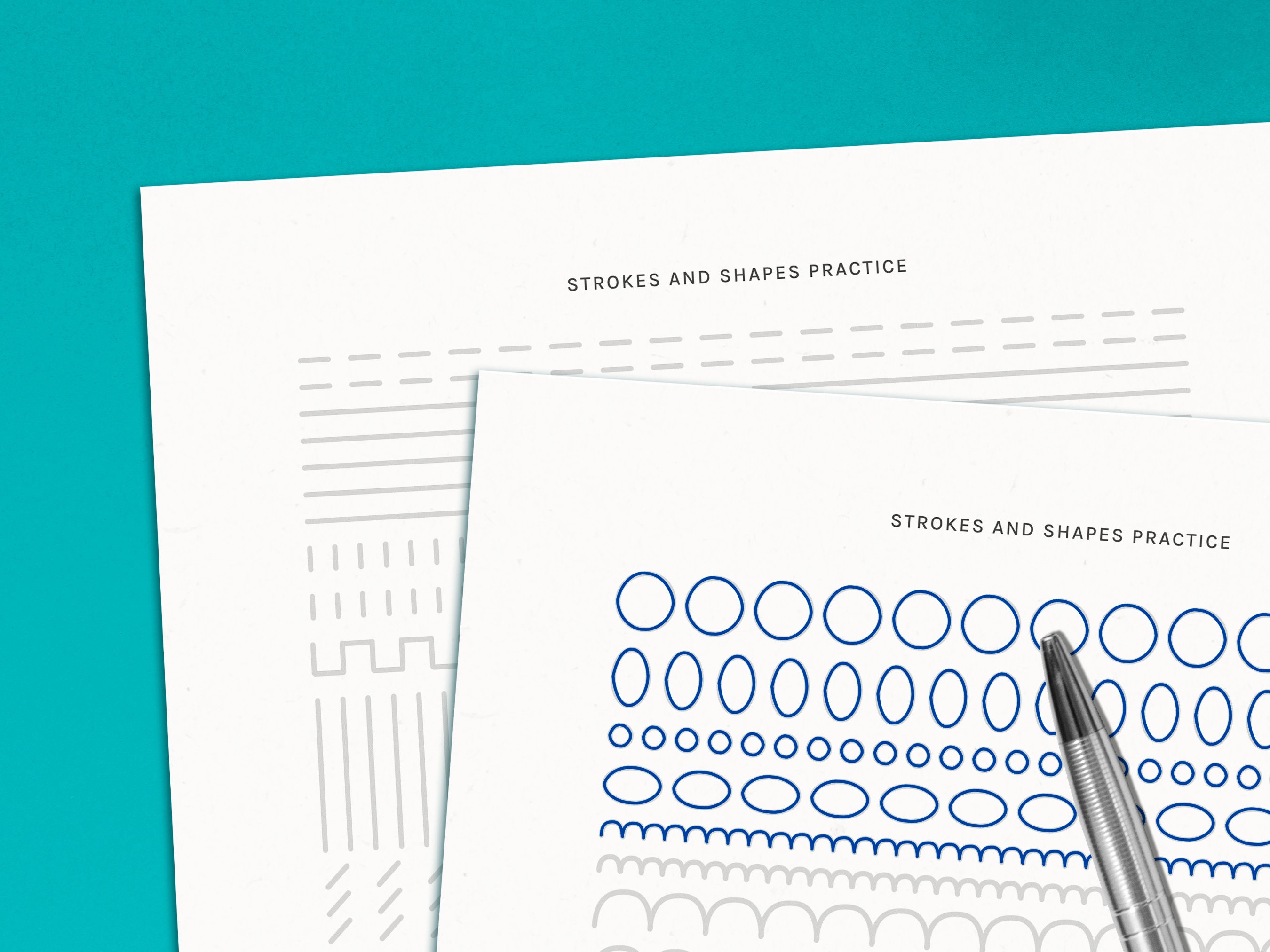 Neat Handwriting Worksheets 2 Page Printable Practice Sheets lines ...