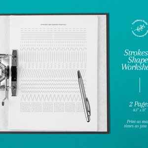 Neat Handwriting Worksheets - 2 Page Printable Practice Sheets (lines ...