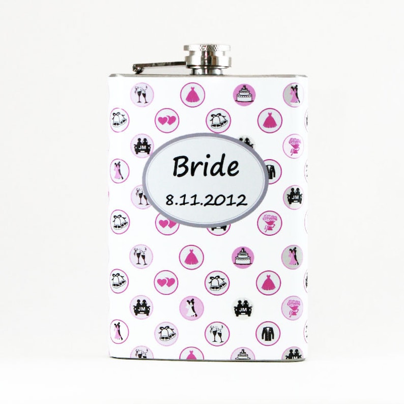 Custom Graphic 8oz Hip Flask: Full Color Photo & Logo Printing - Etsy