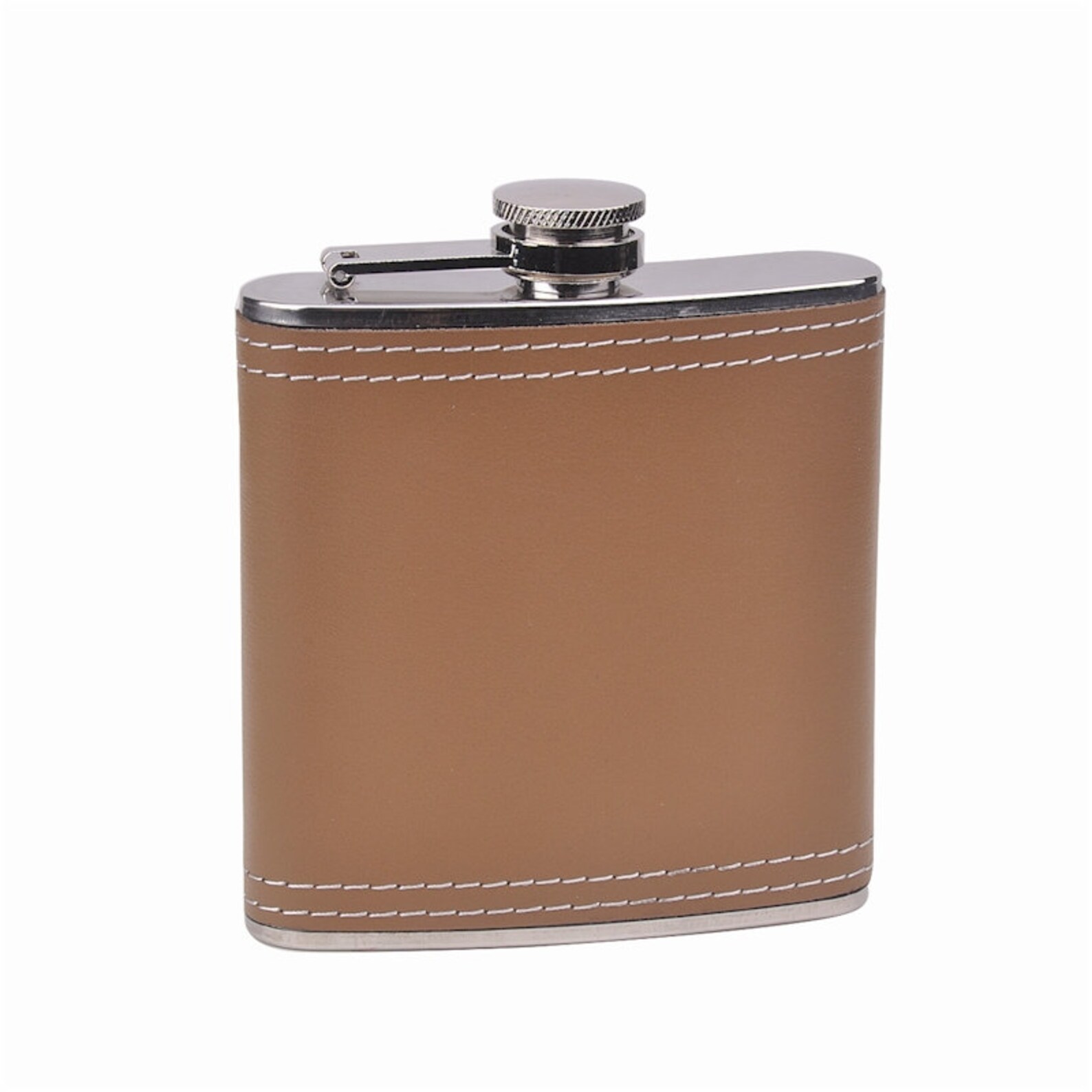 6oz. Hip Flask Leather Wrapped - Etsy