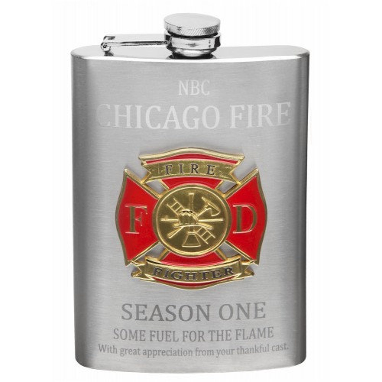 Custom Engraved 8oz Colored Firefighter Flask | Etsy