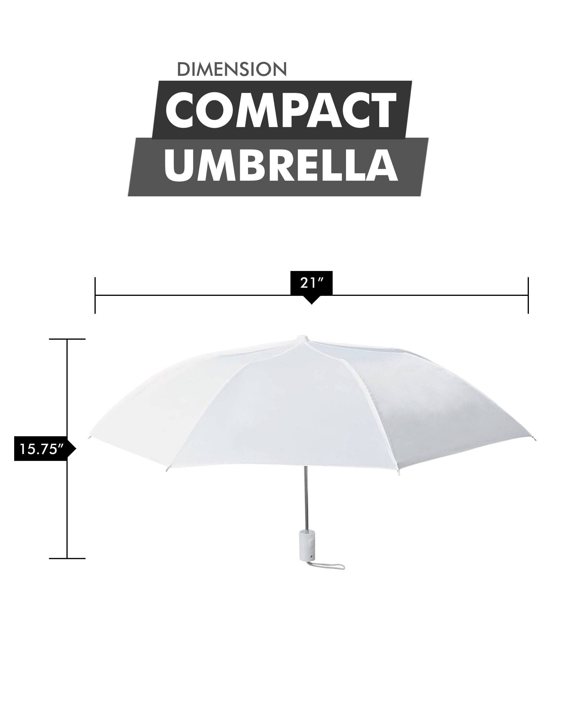 Personalized Compact Travel Umbrella: Auto Open, Custom Logo - Etsy