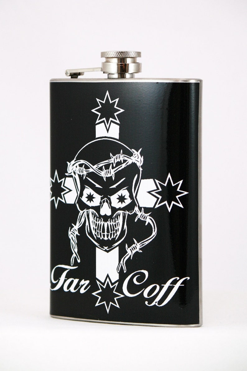 Custom Graphic 8oz Hip Flask: Full Color Photo & Logo Printing - Etsy